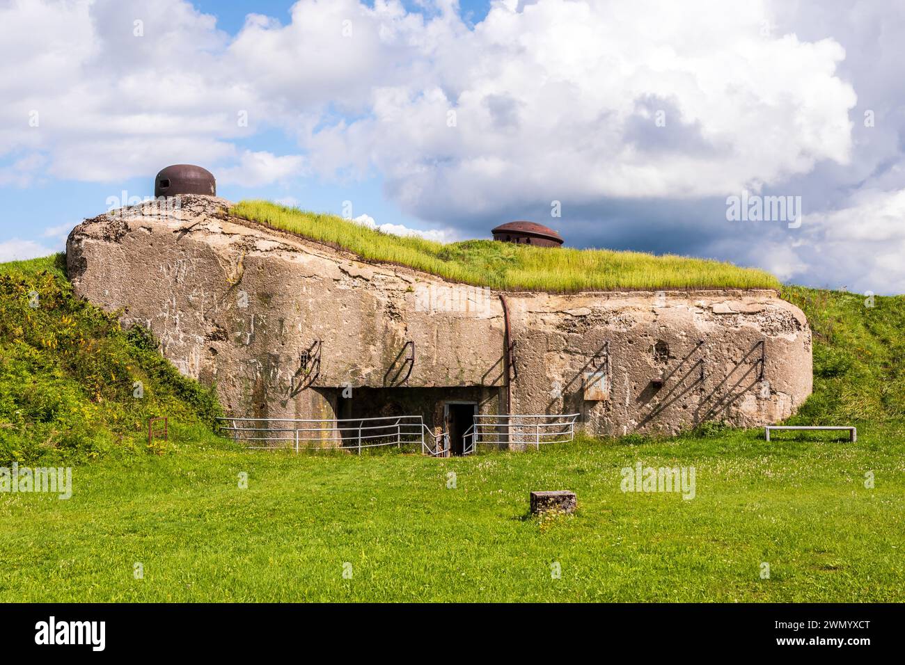 Combat block 2 of the ouvrage de La Ferté in Villy, France, part of the ...