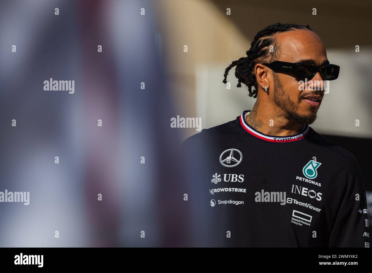 MANAMA, BAHRAIN, Bahrain International Circuit, 28.Feb.2024: Lewis ...