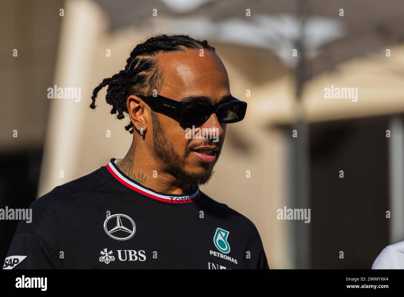MANAMA, BAHRAIN, Bahrain International Circuit, 28.Feb.2024: Lewis ...