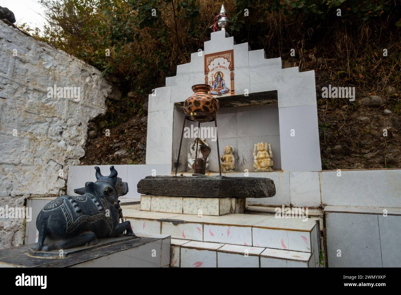 Feb.22nd, 2024, Uttarkashi Uttarakhand, India. Shiva -Parvati Temple ...