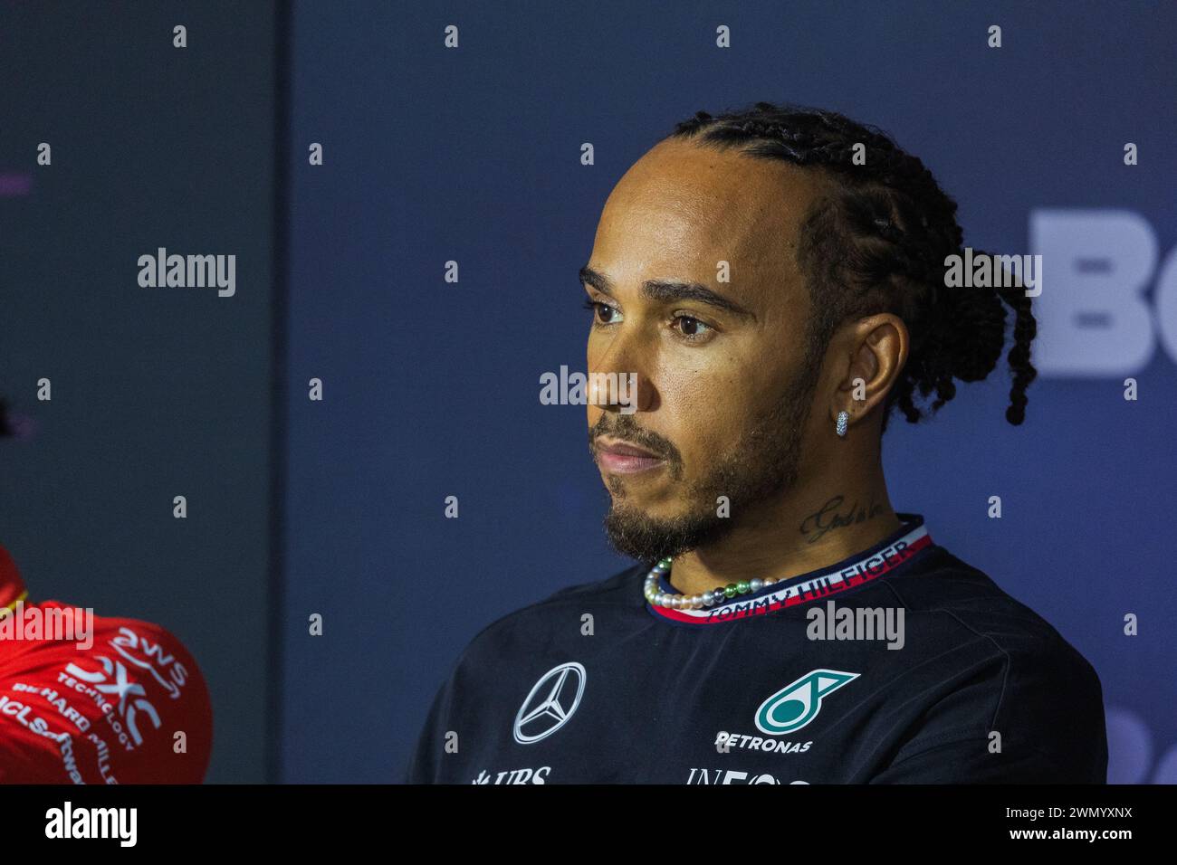 MANAMA, BAHRAIN, Bahrain International Circuit, 28.Feb.2024: Lewis ...