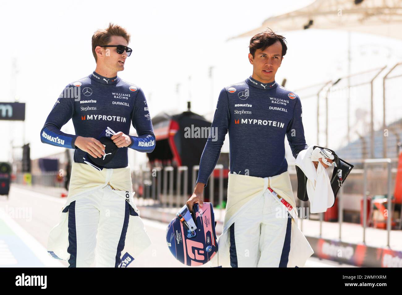 SARGEANT Logan (usa), Williams Racing FW46, ALBON Alexander (tha ...