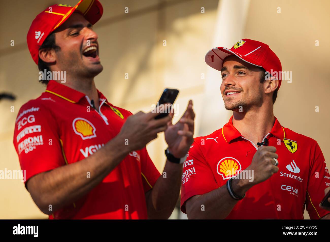MANAMA, BAHRAIN, Bahrain International Circuit, 28.Feb.2024: Charles ...