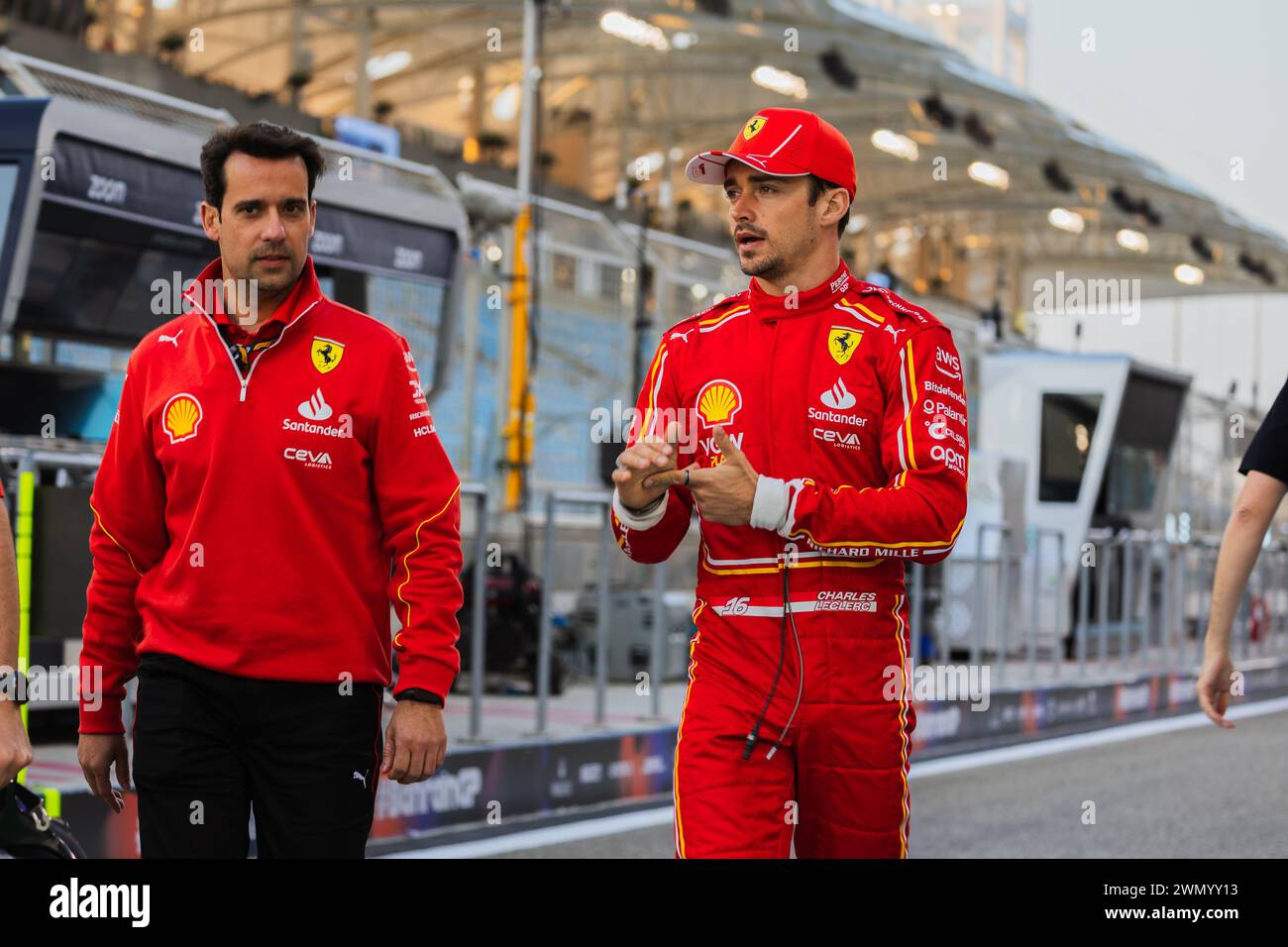 MANAMA, BAHRAIN, Bahrain International Circuit, 28.Feb.2024: Charles ...