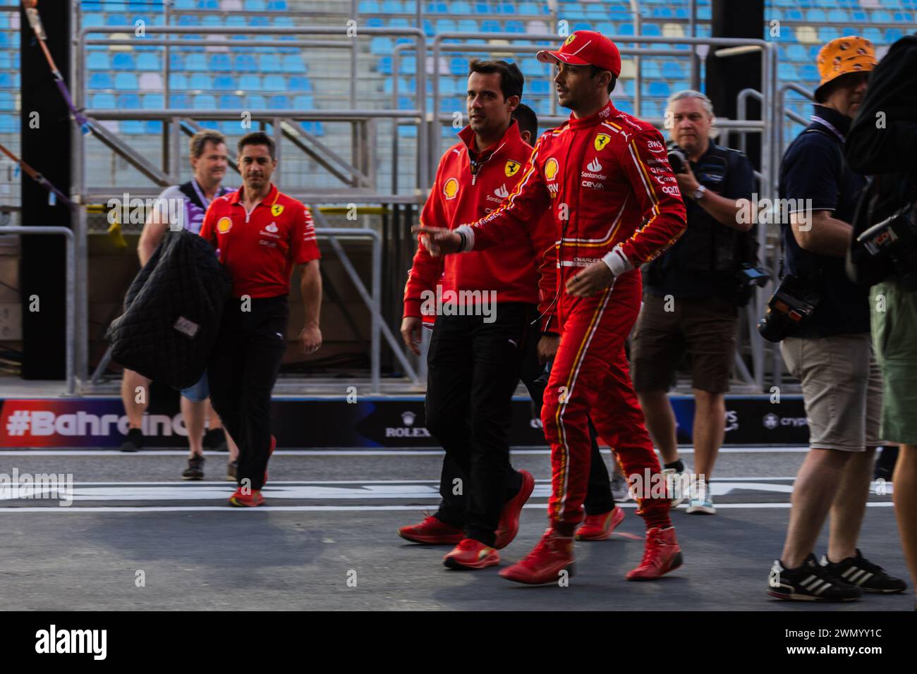 MANAMA, BAHRAIN, Bahrain International Circuit, 28.Feb.2024: Charles ...