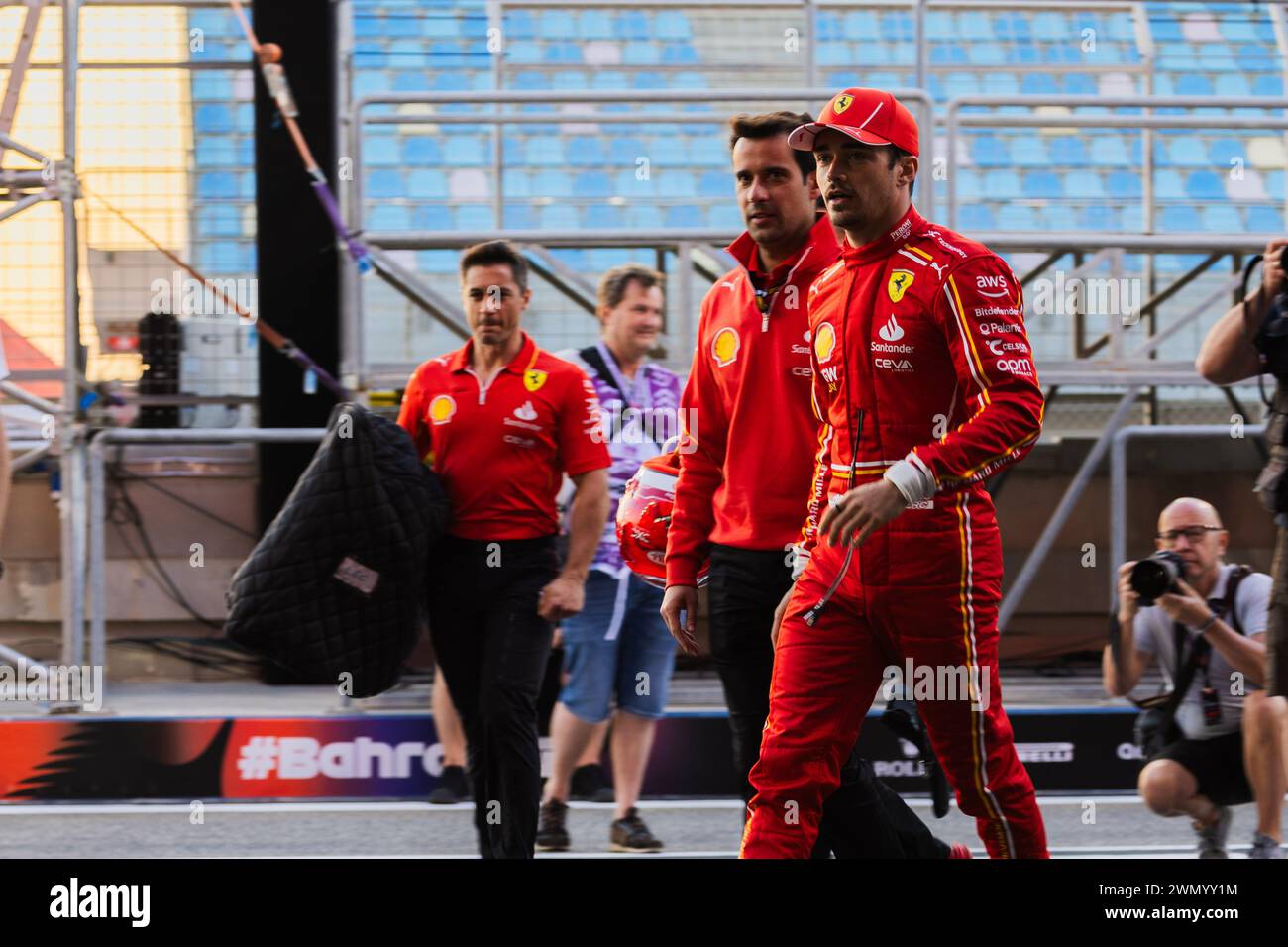 MANAMA, BAHRAIN, Bahrain International Circuit, 28.Feb.2024: Charles ...