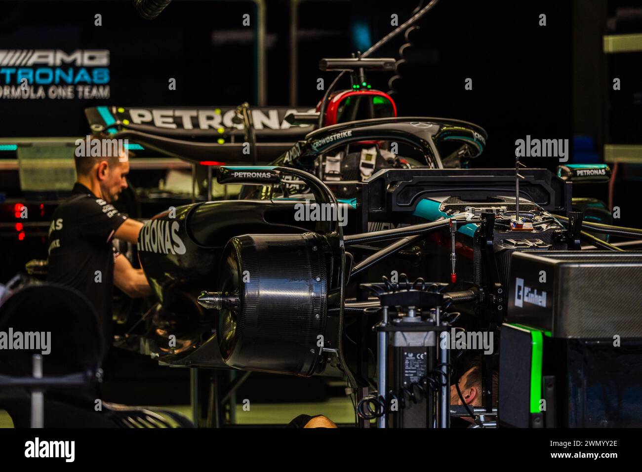 MANAMA, BAHRAIN, Bahrain International Circuit, 28.Feb.2024: Mercedes ...