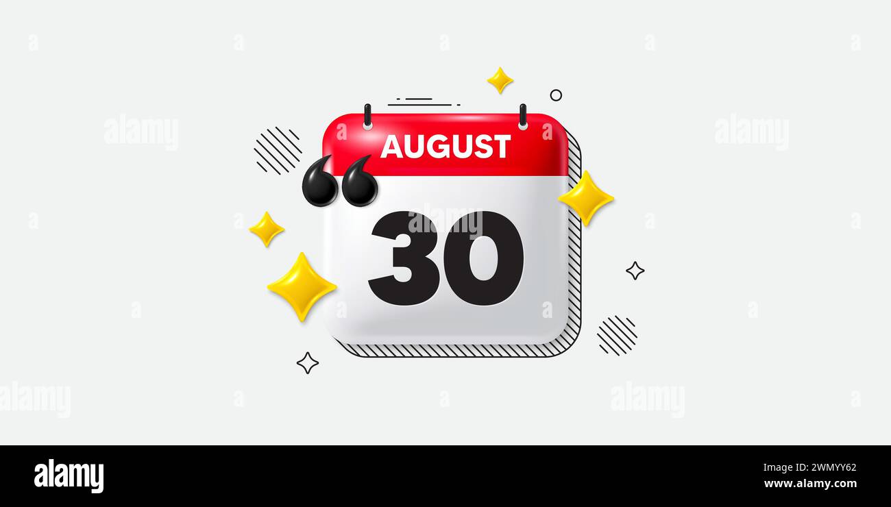 30th calendar Stock Vector Images - Alamy