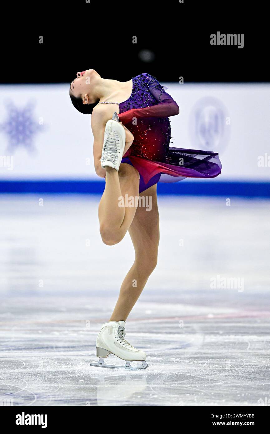 Ikura KUSHIDA (JPN), during Junior Women Short Program, at the ISU ...