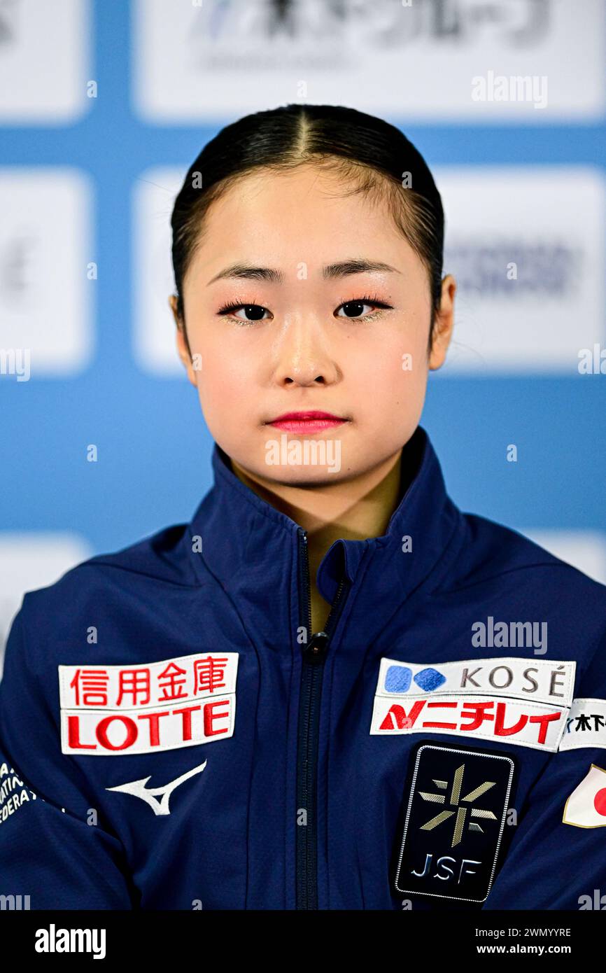 Mao SHIMADA (JPN), during Small Medal Ceremony at Press Conference for ...