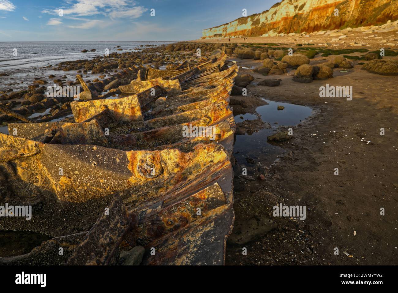 Hunstanton rocks norfolk tourism hi-res stock photography and images ...