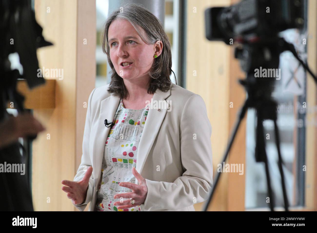 Edinburgh Scotland, UK 28 February 2024. Minister for Social Care ...