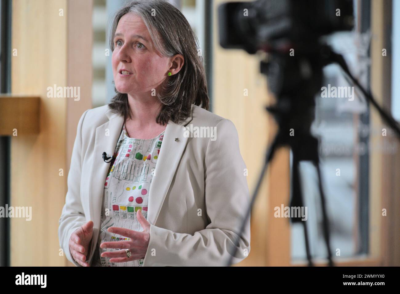 Edinburgh Scotland, UK 28 February 2024. Minister for Social Care ...