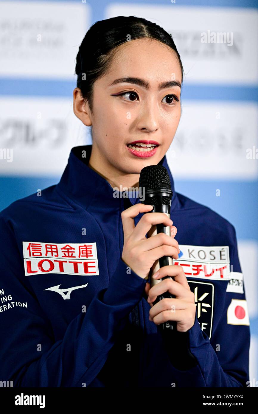 Ikura KUSHIDA (JPN), during Small Medal Ceremony at Press Conference ...