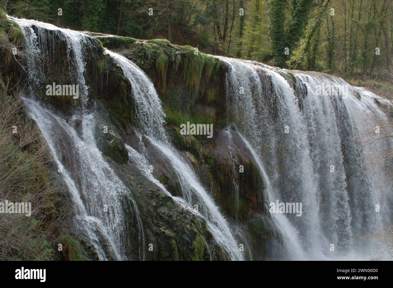 Waterfalls of Marmore in Spring, in Umbria, Italy Stock Photo - Alamy