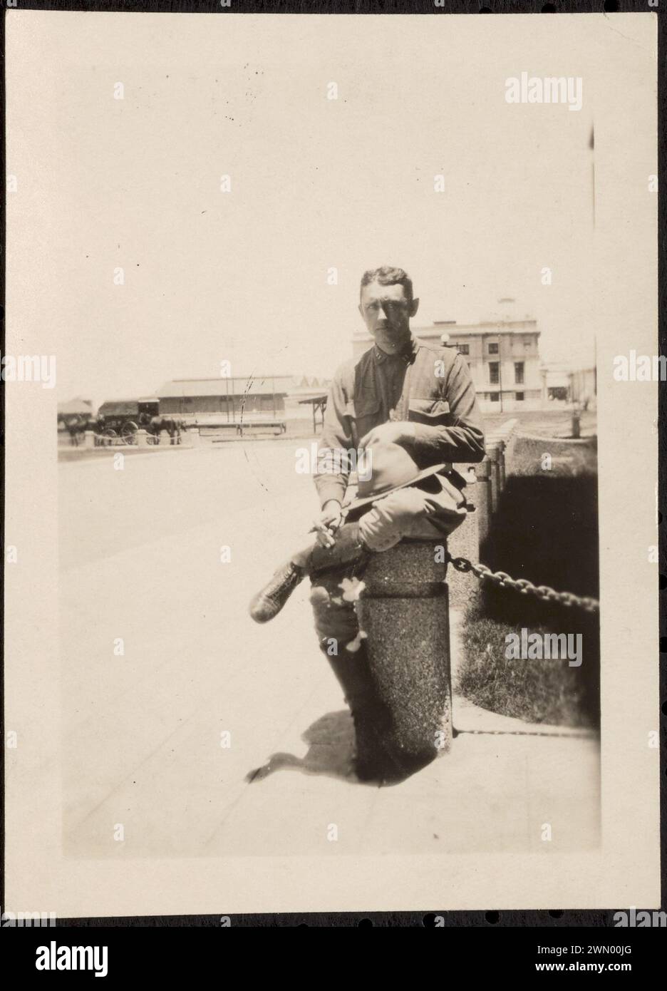 Man in military uniform sitting. Man in military uniform sitting Stock ...
