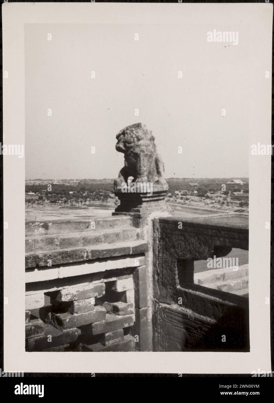 Statue on a roof. Statue on a roof Stock Photo - Alamy