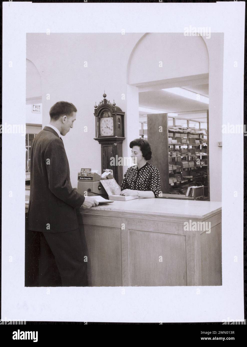 Sharon Public Library, adult library. Sharon Public Library, adult ...