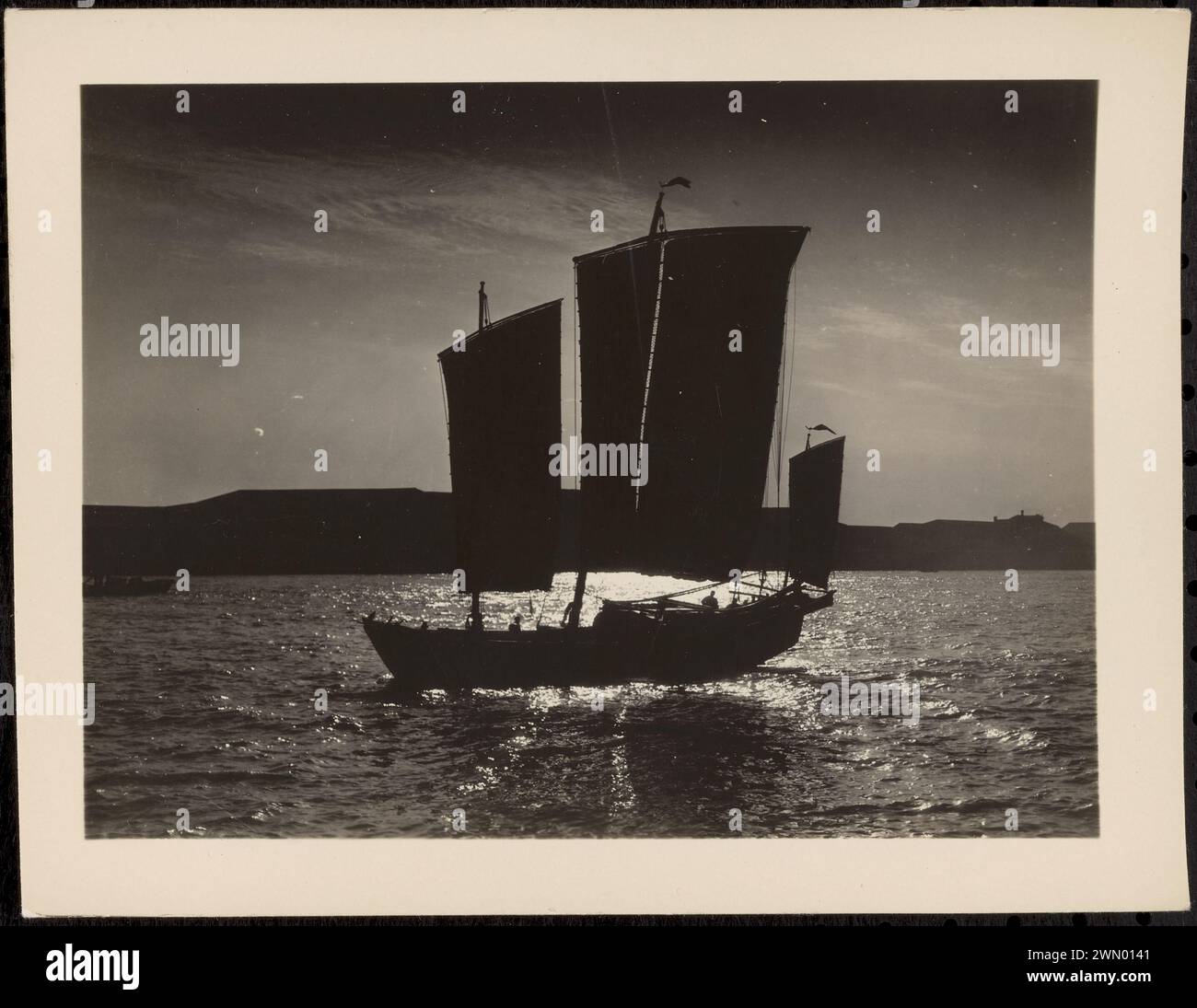 A Shanghai junk. A Shanghai junk Stock Photo - Alamy