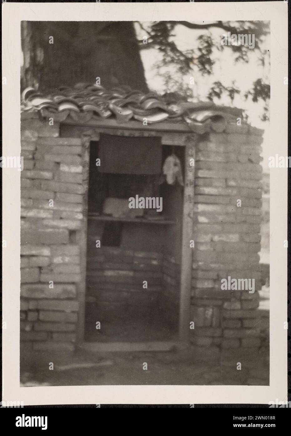 Inside view of a small building. Inside view of a small building Stock ...