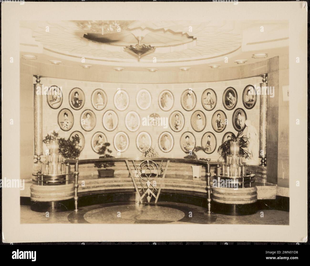 Entrance hall of a house of prostitution. Entrance hall of a house of ...