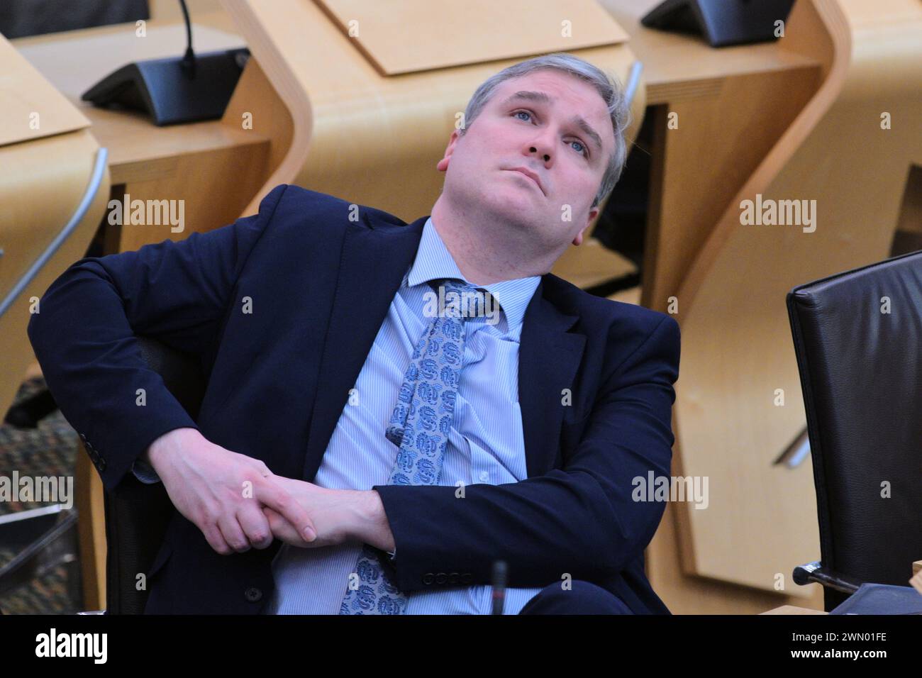 Edinburgh Scotland, UK 28 February 2024 .Minister for Community Wealth ...