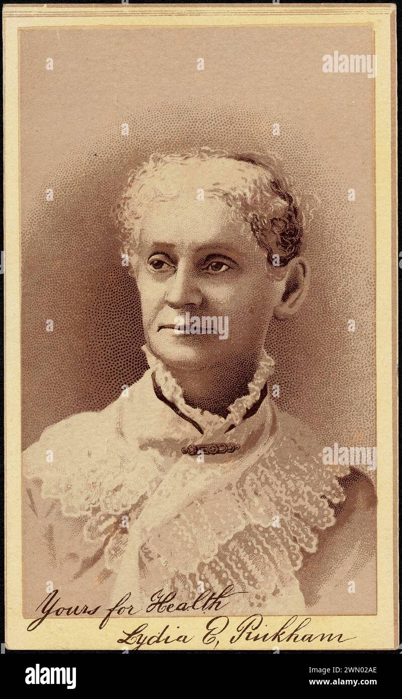 Lydia pinkham hi-res stock photography and images - Alamy