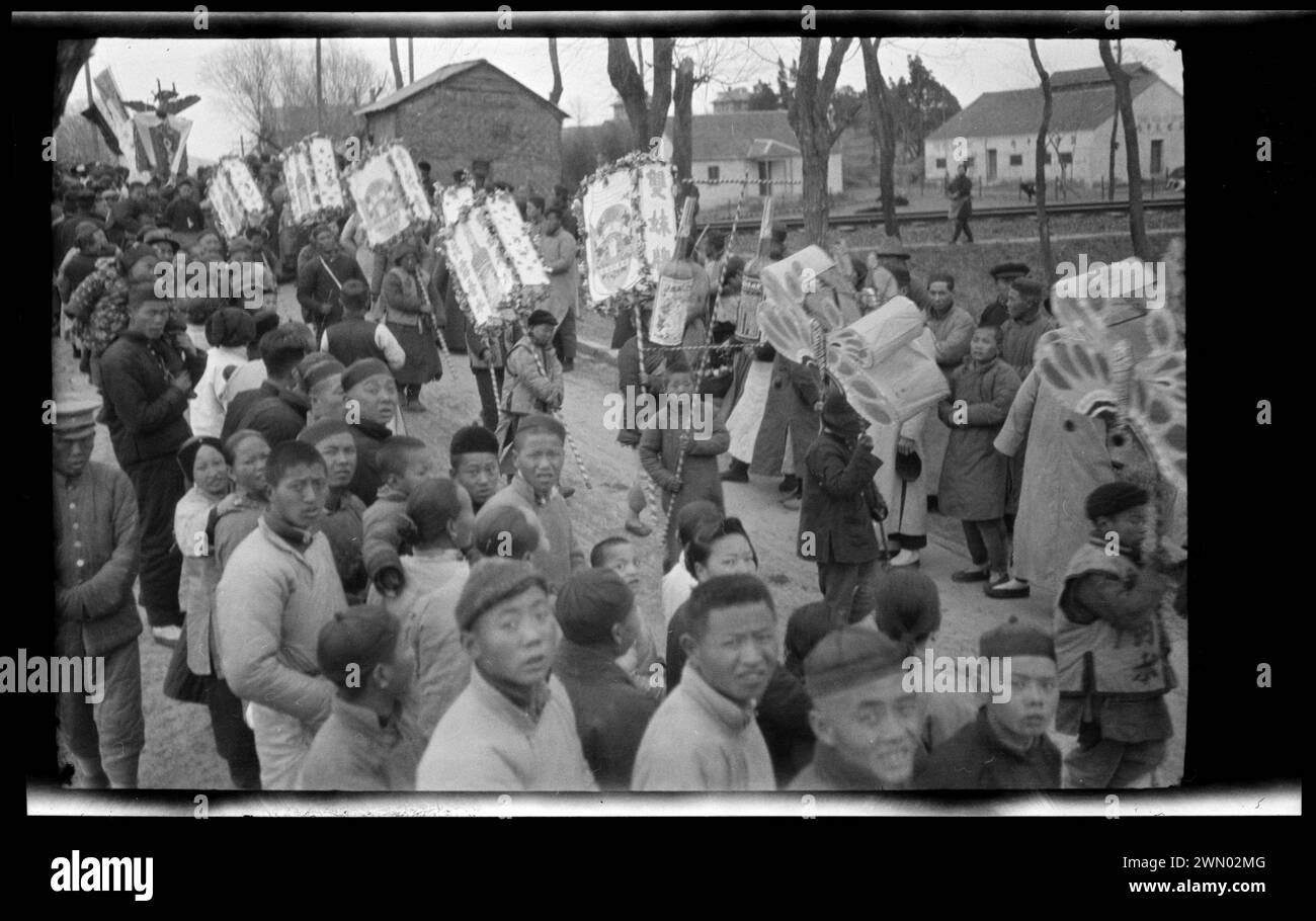 Procession at Nanking. Procession at Nanking Stock Photo - Alamy