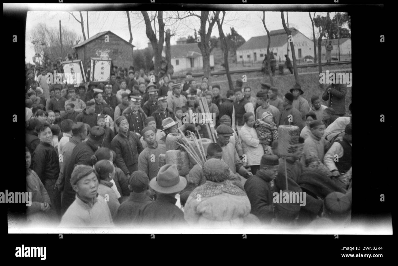 Procession at Nanking. Procession at Nanking Stock Photo - Alamy