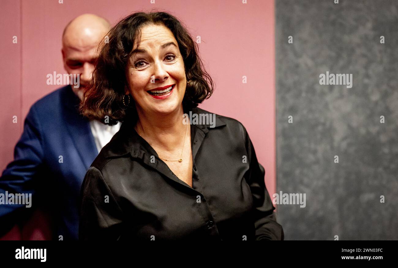 AMSTERDAM - Mayor Femke Halsema after a meeting of the Amsterdam city ...