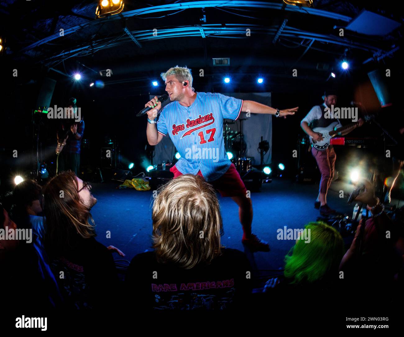 The band DIE SPITZ performs at the FarOut Lounge, Austin, Texas Stock ...