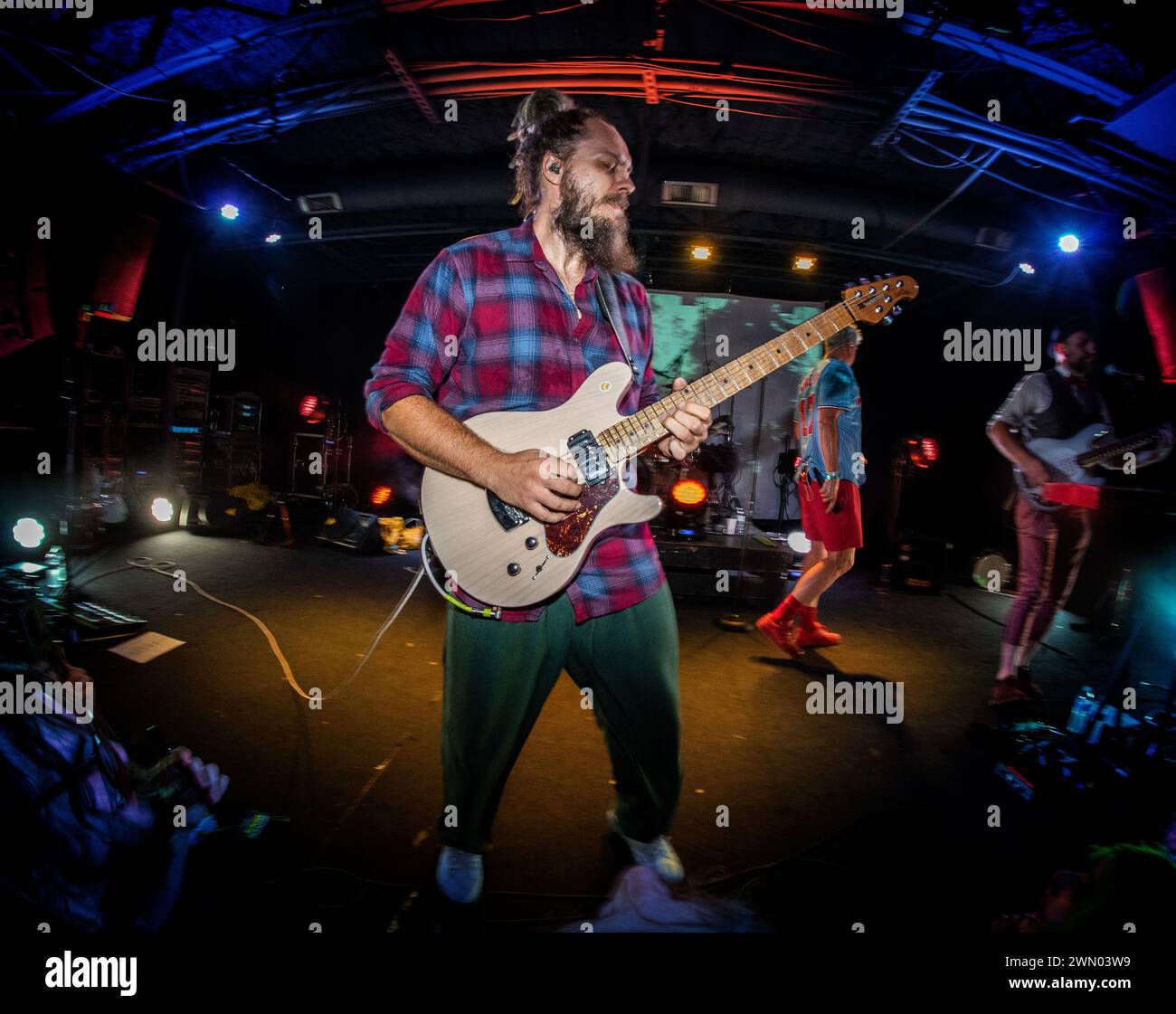 The band DIE SPITZ performs at the FarOut Lounge, Austin, Texas Stock ...