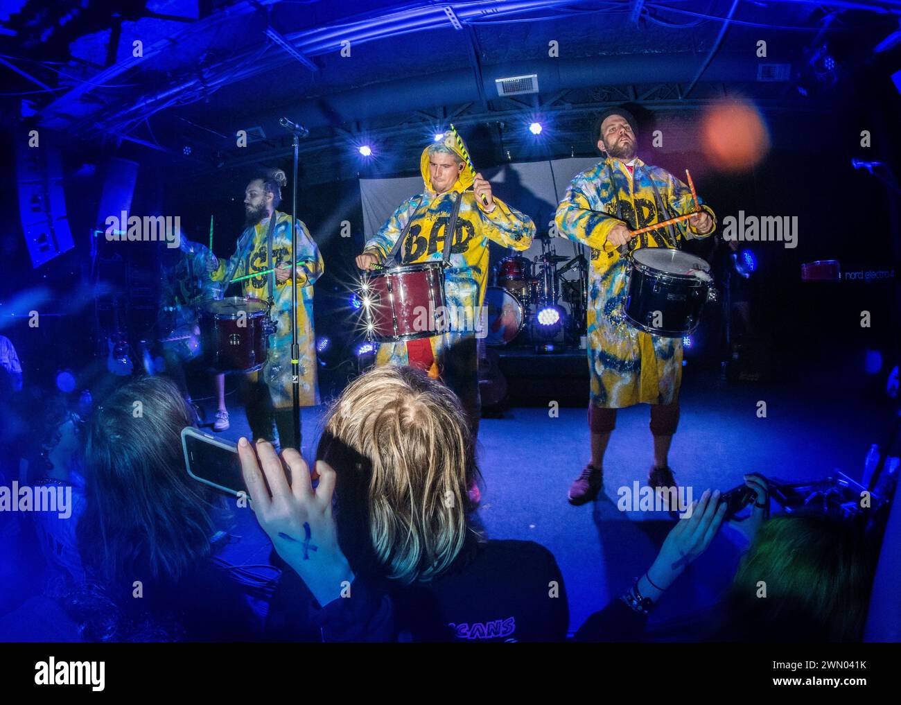 The band DIE SPITZ performs at the FarOut Lounge, Austin, Texas Stock ...