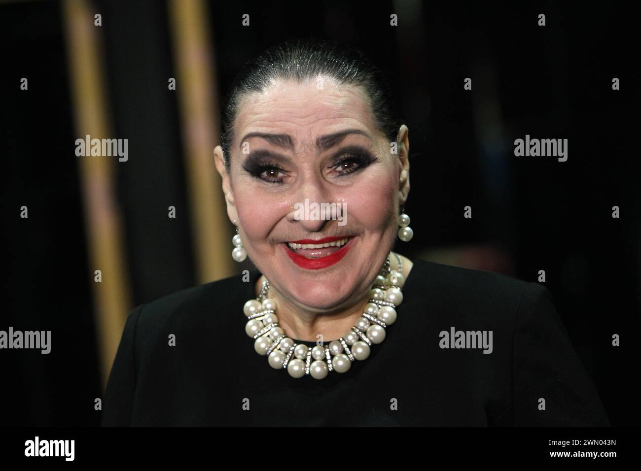 Non Exclusive Dnipro Ukraine February 27 2024 Actress Of The Dnipro Academic Theater Of
