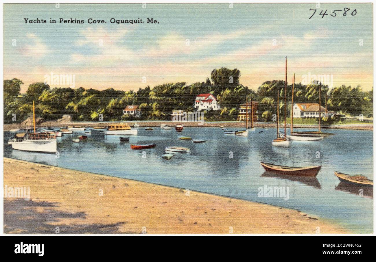 Perkins cove ogunquit maine Cut Out Stock Images & Pictures - Alamy
