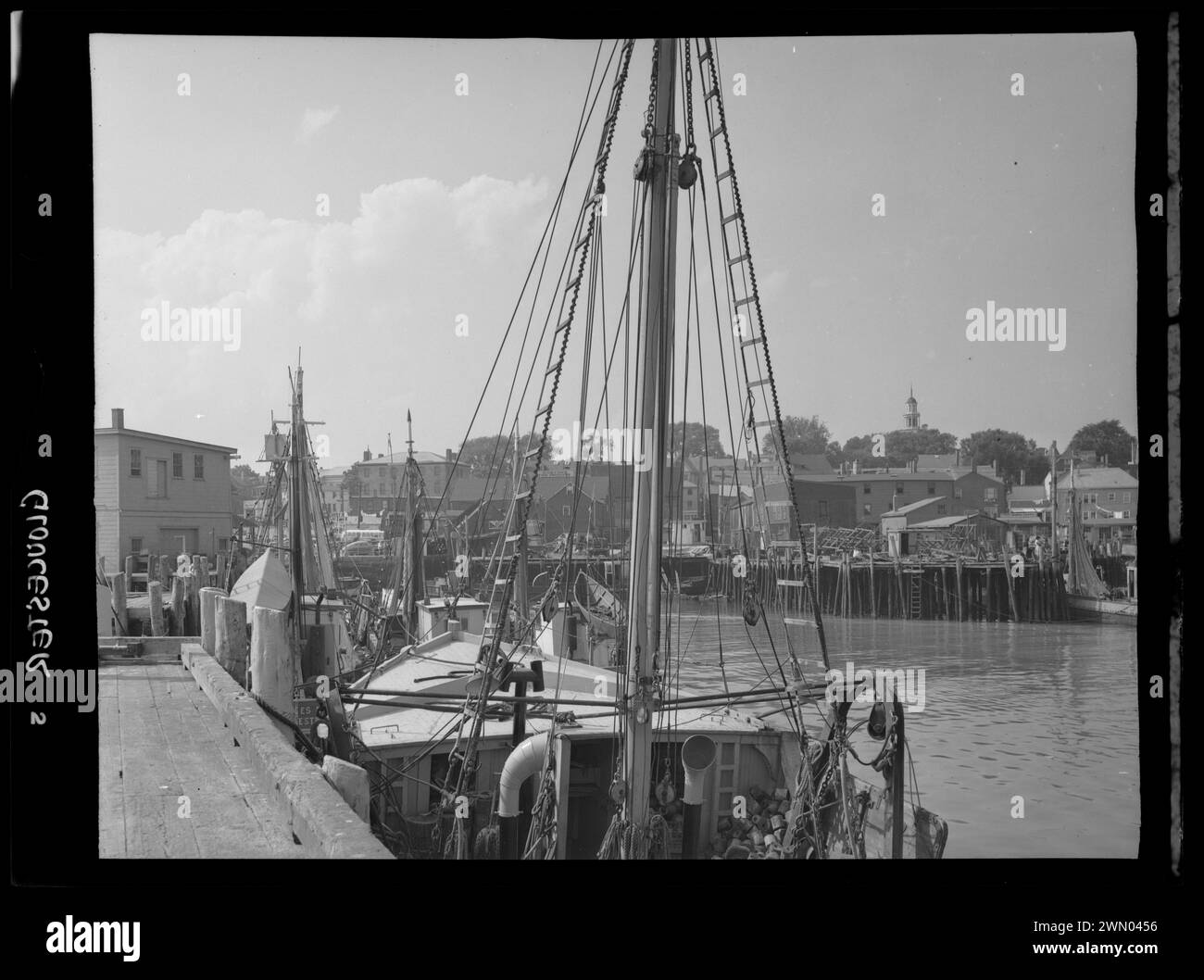 Waterfront scene, Gloucester. Waterfront scene, Gloucester Stock Photo ...