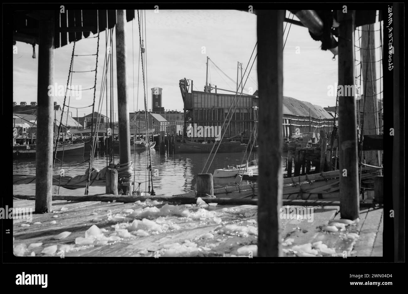 Waterfront scene, Gloucester. Waterfront scene, Gloucester Stock Photo ...
