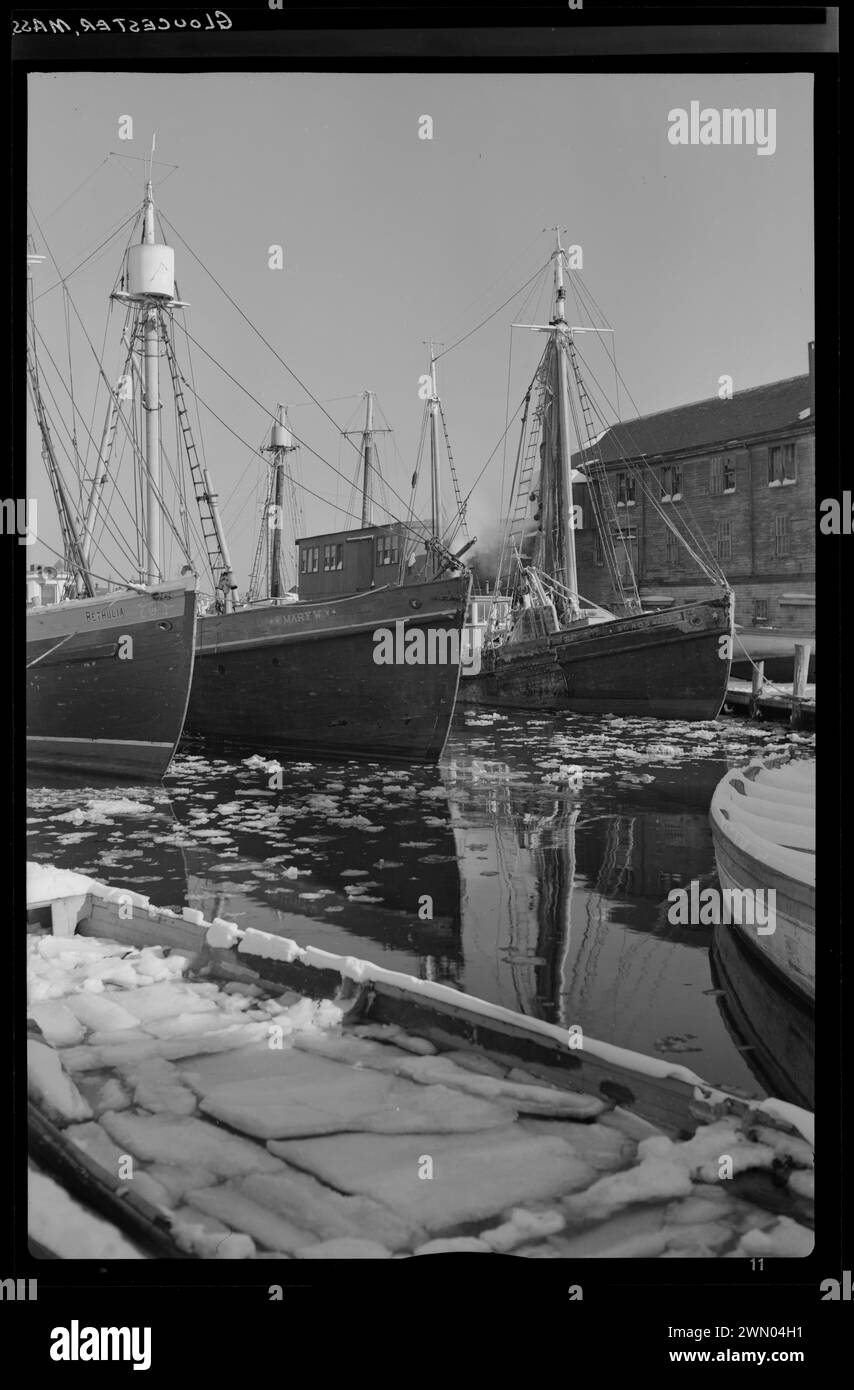 Waterfront scene, Gloucester. Waterfront scene, Gloucester Stock Photo ...
