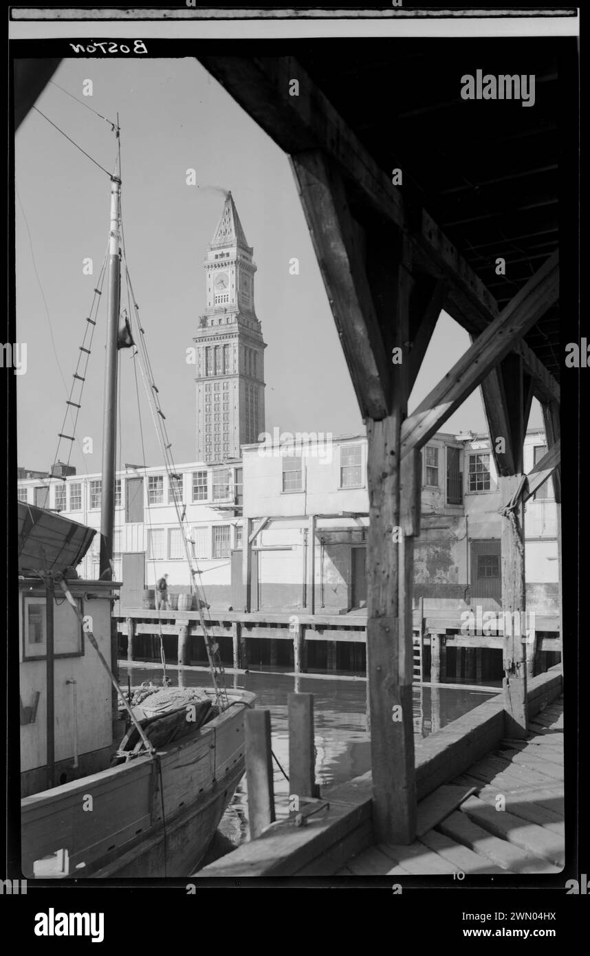 Customs Tower, Boston. Customs Tower, Boston Stock Photo - Alamy