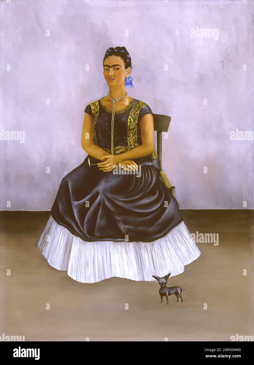Frida Kahlo - Itzcuintli the dog with me, 1938 Stock Photo - Alamy