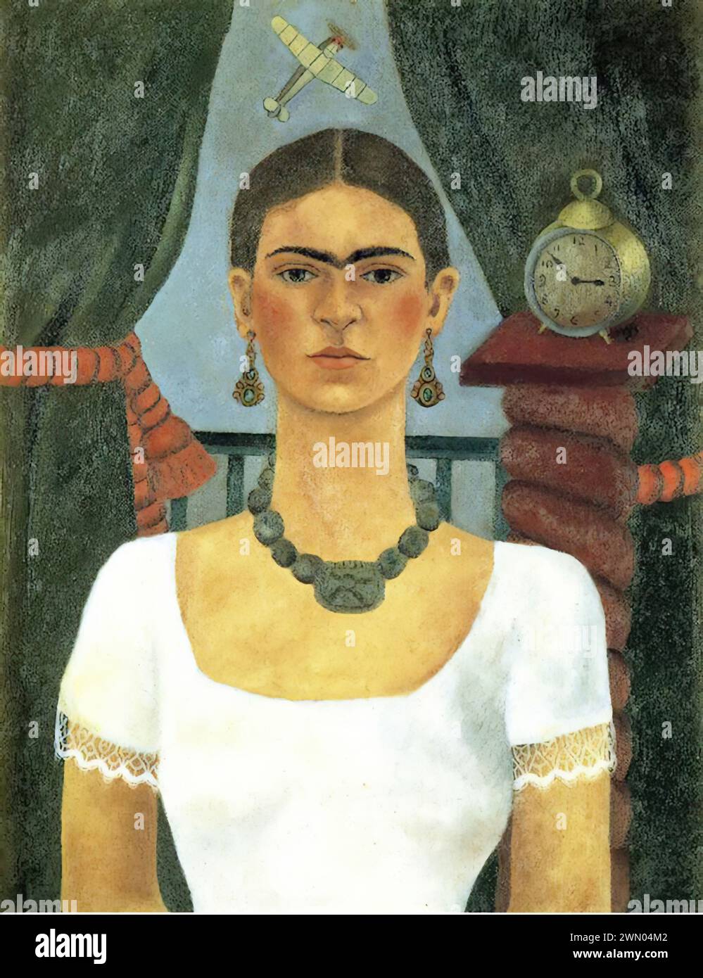 Frida Kahlo - Self-Portrait - Time flies (1929 Stock Photo - Alamy