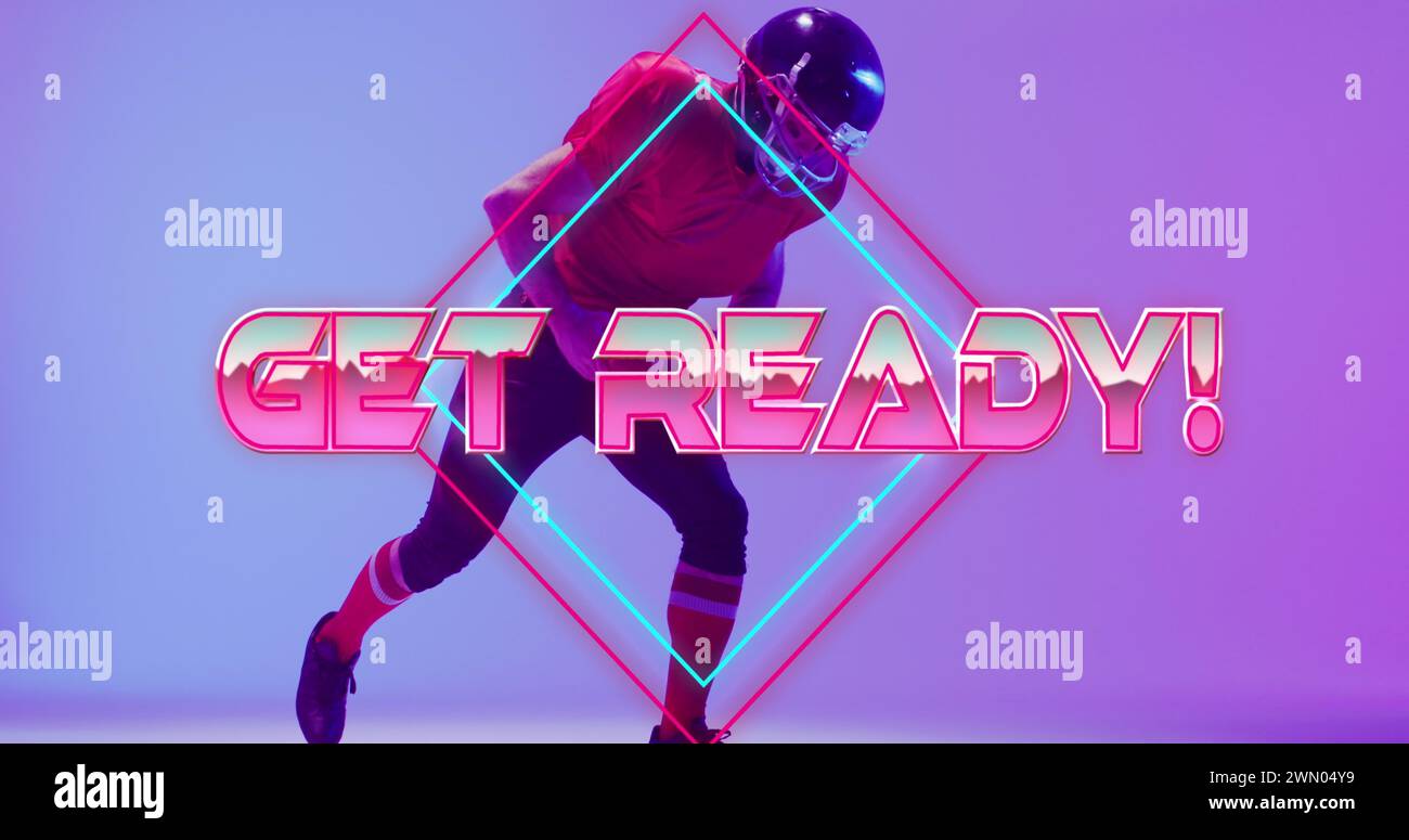 American football text art hi-res stock photography and images - Alamy