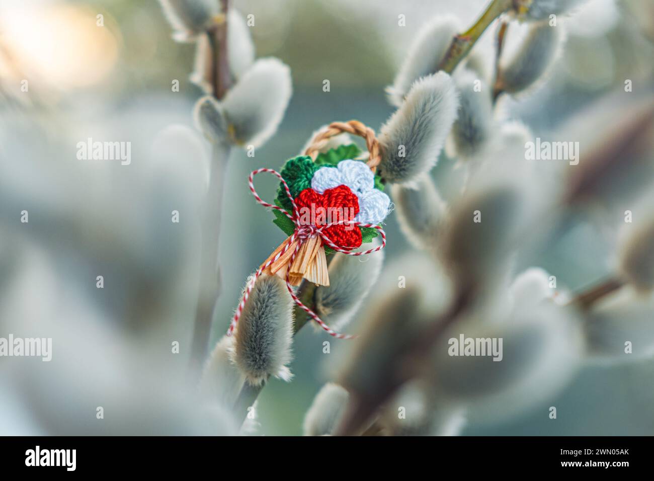 Traditional Martisor Spring Celebration Talisman Stock Photo - Alamy