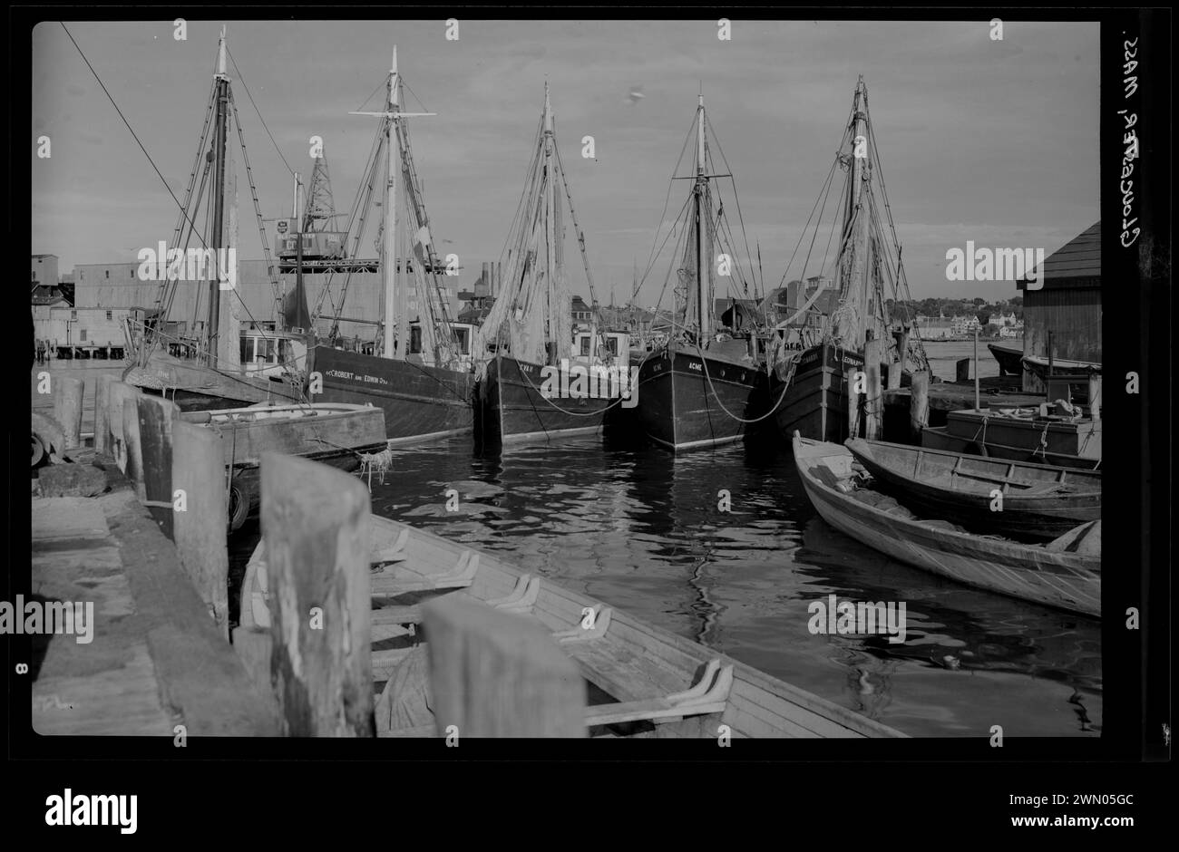 Waterfront scene, Gloucester. Waterfront scene, Gloucester Stock Photo ...