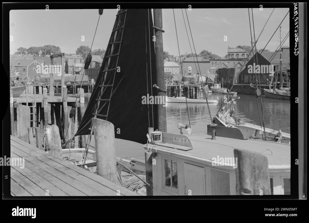 Waterfront scene, Gloucester. Waterfront scene, Gloucester Stock Photo ...