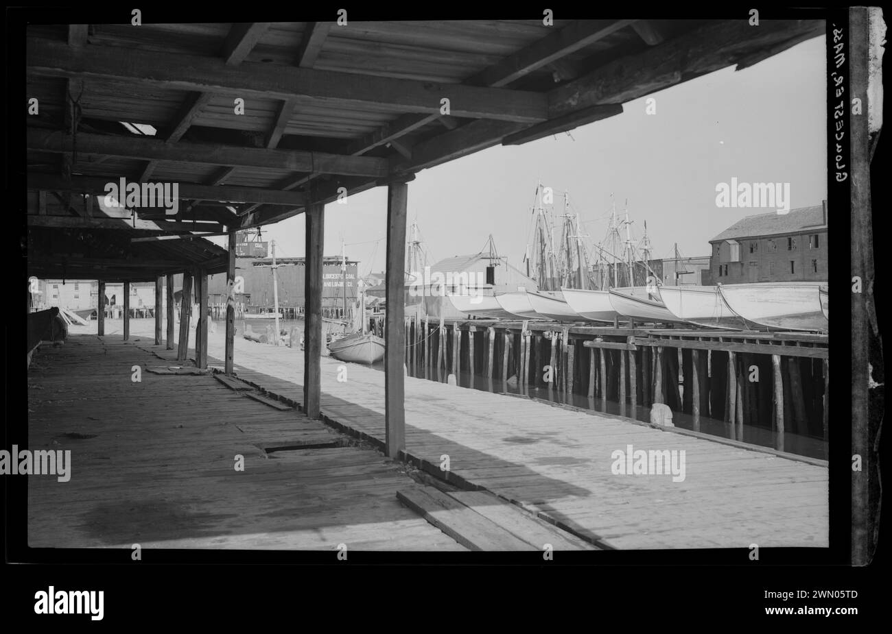 Waterfront scene, Gloucester. Waterfront scene, Gloucester Stock Photo ...
