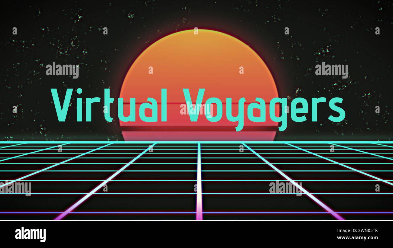 Synthwave vibe hi-res stock photography and images - Alamy