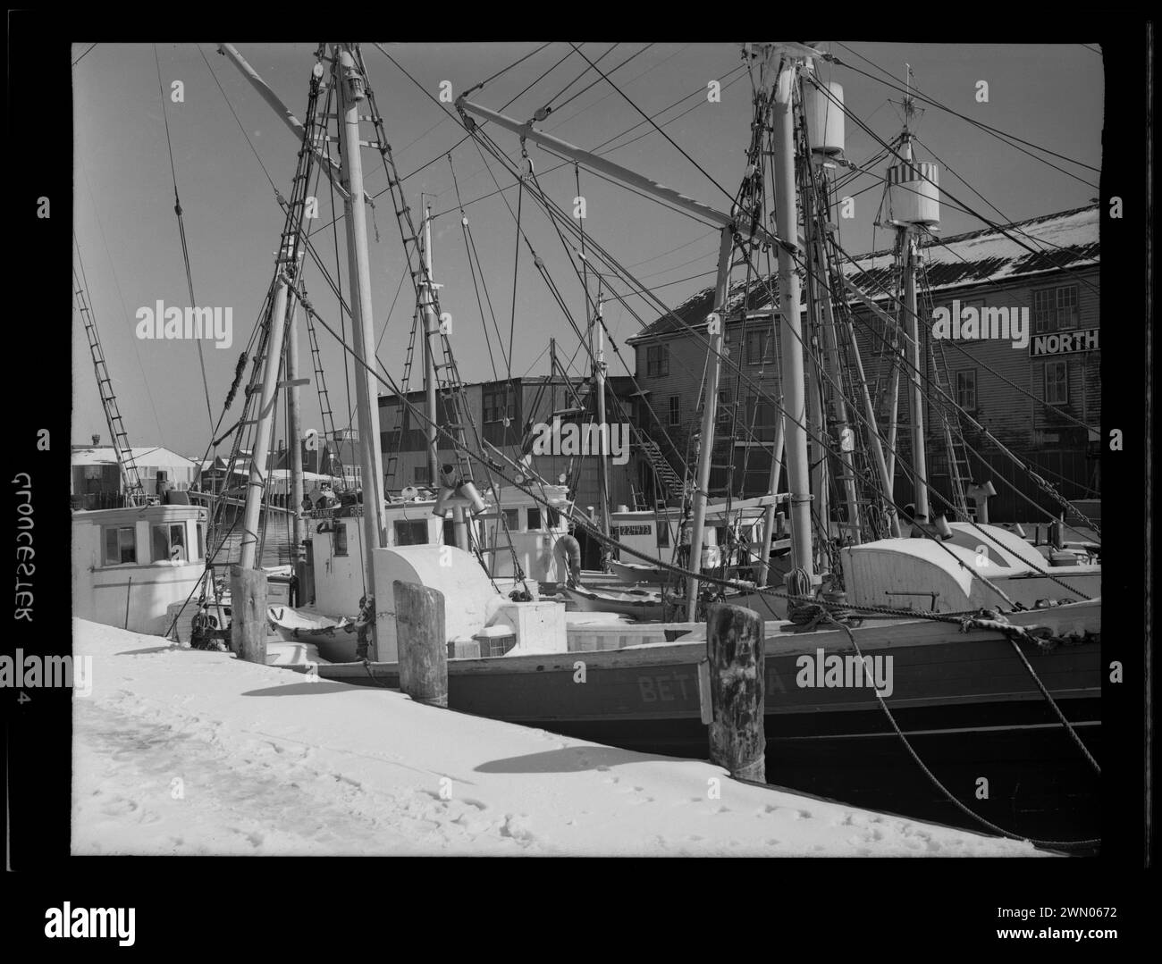 Waterfront scene, Gloucester. Waterfront scene, Gloucester Stock Photo ...