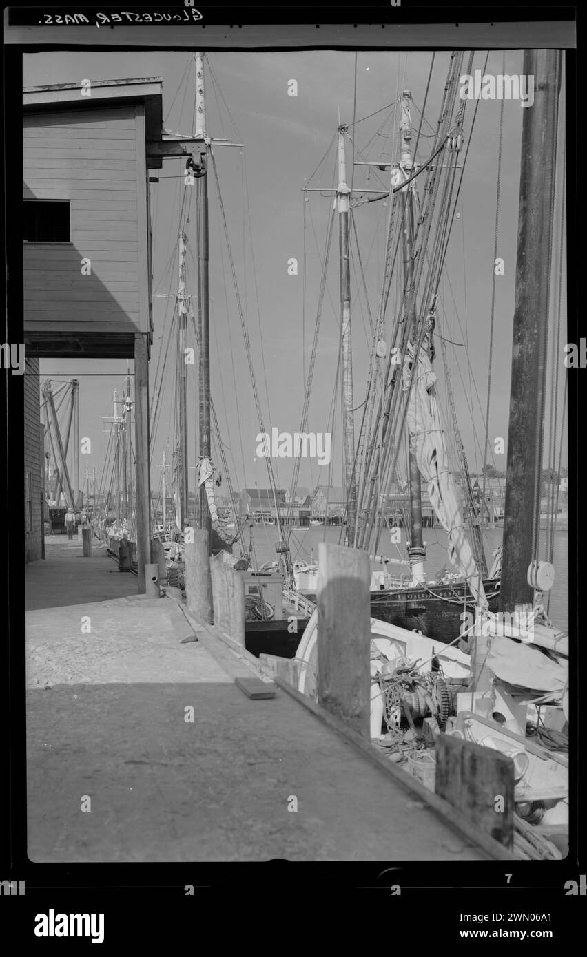 Waterfront scene, Gloucester. Waterfront scene, Gloucester Stock Photo ...