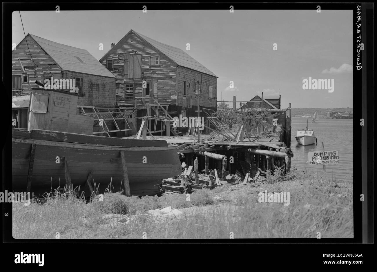 Waterfront scene, Gloucester. Waterfront scene, Gloucester Stock Photo ...